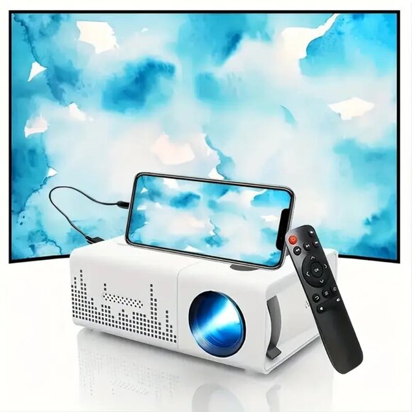 AMOVFILM | Other | Mini Portable Home Theater Led Projector 300 Lumens ...